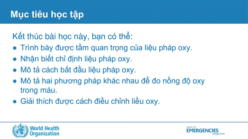 [SARI] Bài 6 - LIỆU PHÁP OXY › Y khoa